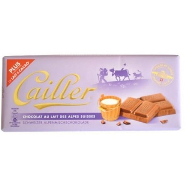 Confraria Queijo e Vinho | Chocolate Cailler Ao Leite 100G